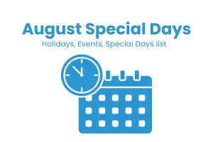 Important Days List for August