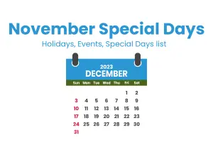 November Special Days List